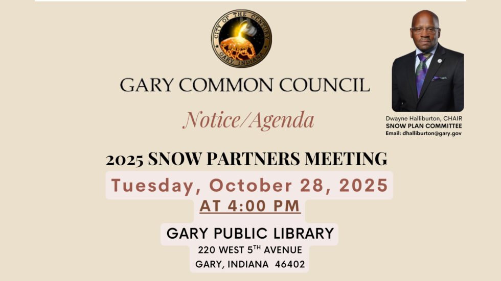 2025 SNOW PARTNERS MEETING | Gary Common Council